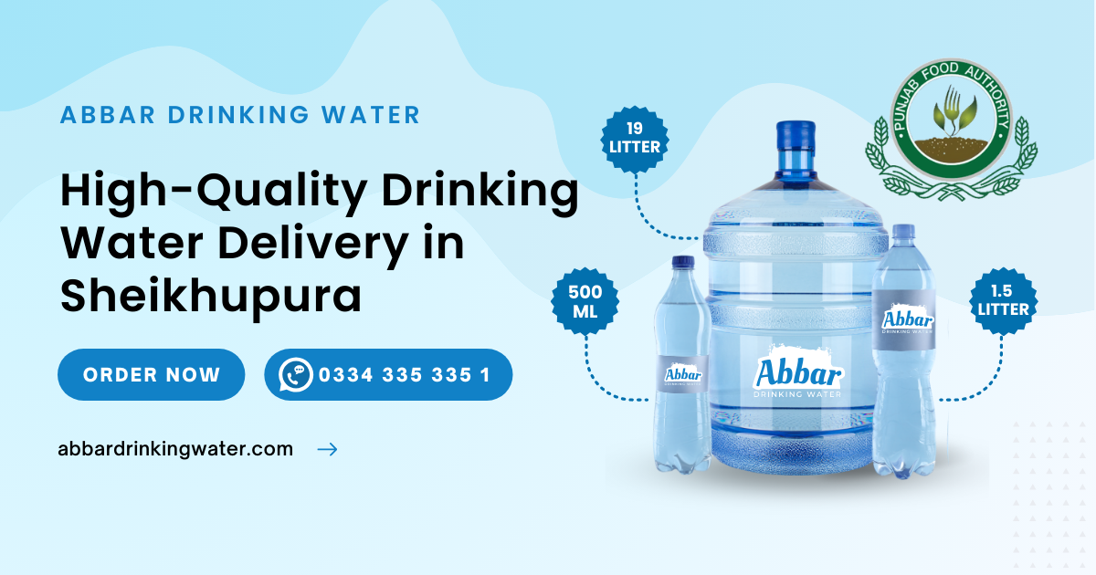 Abbar Drinking Water - Premium bottled water delivery in Sheikhupura